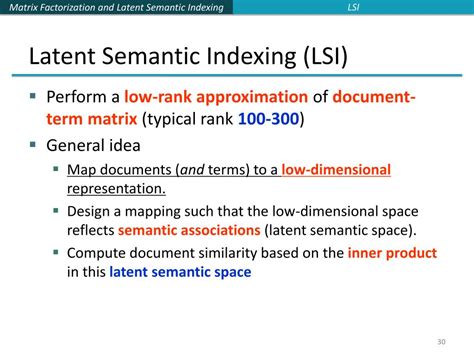 Ppt Lecture 13 Matrix Factorization And Latent Semantic Indexing Powerpoint Presentation Id