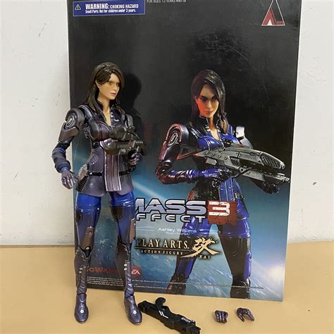 Play Arts Mass Effect Action Figure Collective Model Character Role Toys 26cm Joint Movable Doll