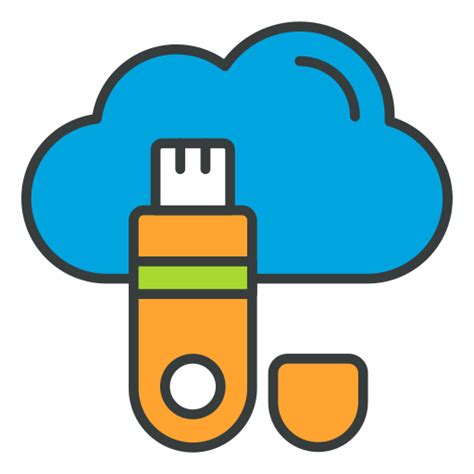 Usb Generic Color Lineal Color Icon