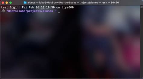Terminal No MacOS Linux