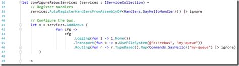 Atlantic Breeze Using Rebus Service Bus From F With Dotnet Core