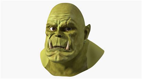 3d Fantasy Orc Head Turbosquid 2063018