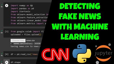 detecting fake news with scikit learn python tutorial youtube