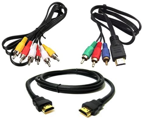 Купить провода для подключения по HDMI, 3RCA, Scart в Москве - Domica