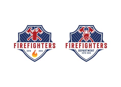 Firefighter Emblem Logo Design In A Classic Concept 28129949 Vector