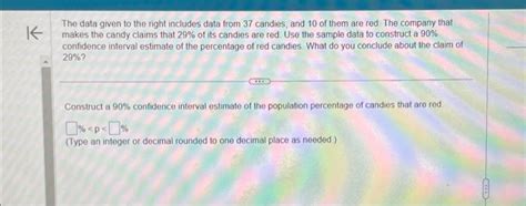 solved the data given to the right includes data from 37