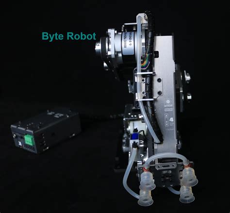 4 Axis Stepping Robotic Arm With Suction Cup Pump Stepper Motor Metal E Smart Way