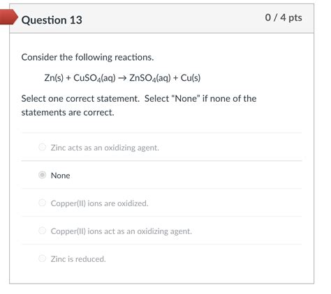 Solved Consider the following reactions. | Chegg.com