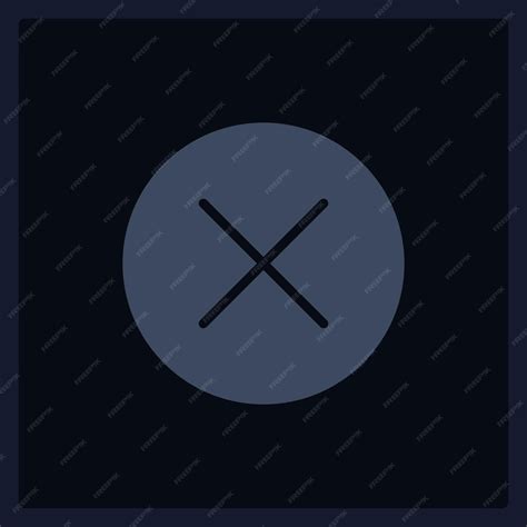 premium vector close button ui element template