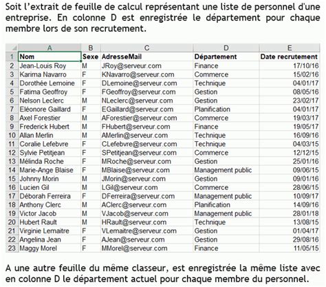 Excel Fonction Equiv Et Index