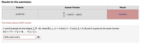 solved evaluate the line integral cfdrcfdr where