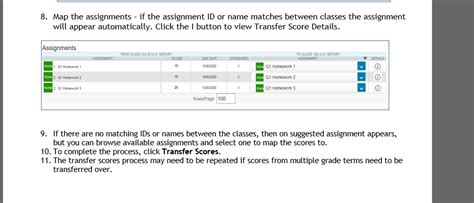 Transfer Students Assignments On Gradebook Powerschool Community