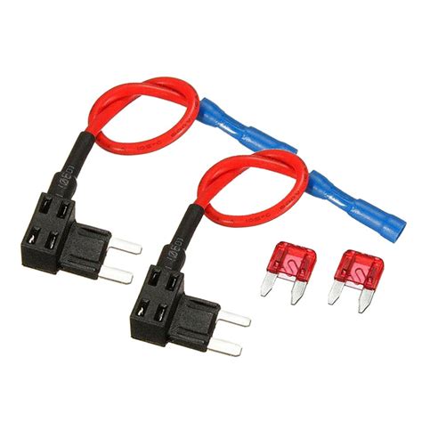 2pcs Add A Circuit Circuit Fuse Adapter Mini Adapt Grandado