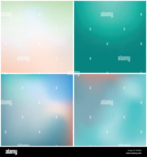 Abstract Colorful Gradient Mesh Background Vector Set Medical Concept