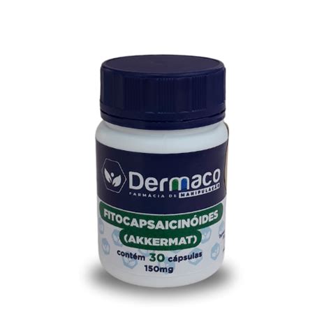 Akkermat 150mg 30 Cápsulas Farmácia De Manipulação Dermaco