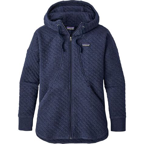 Patagonia Organic Cotton Quilt Full Zip Hoodie Womens