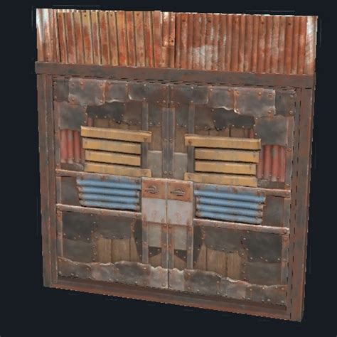 Sheet Metal Double Door Rust Wiki Fandom Powered By Wikia