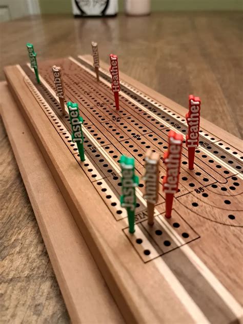 Custom Name Cribbage Pegs — Personalized Crib Pegs Free 3d Print