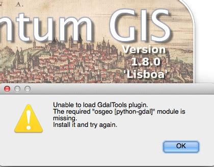 Fixing Broken Gdal Tools Plugin In QGIS Geographic Information Systems Stack Exchange