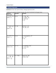 FunctionsWorksheet Pdf Babe Name Functions Assignment Directions Answer Each Question