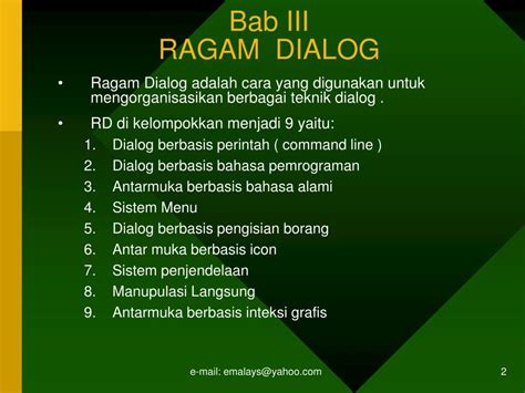 Ppt Ragam Dialog Powerpoint Presentation Free Download Id 4081270