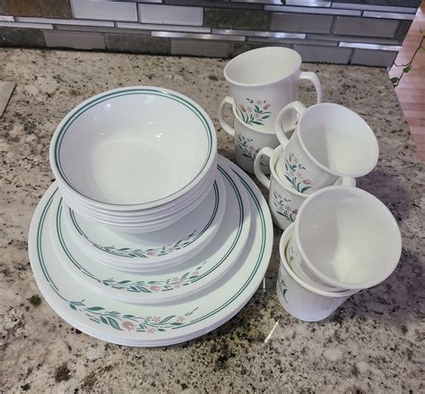 Vintage Corelle Rosemarie Pattern 27 Pc Set Etsy