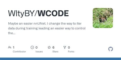 Github Wltyby Wcode Maybe An Easier Nnunet I Change The Way To Iter Data During Training