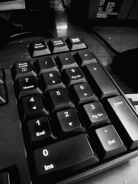 Premium Photo High Angle View Of Computer Keyboard