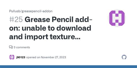 Grease Pencil Add On Unable To Download And Import Texture Brush Pack