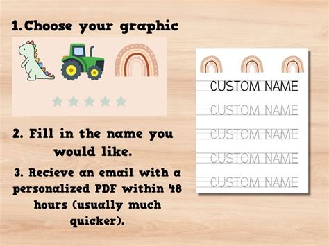 Custom Traceable Printable Personalized Name Traceing Practice Preschool Printables Homeschool