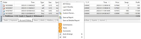 Check Trade History Metatrader45 User Guide Myforex™