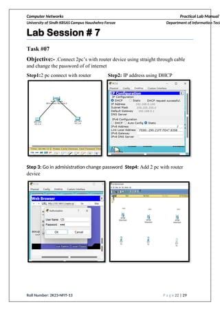 Computer Networks Lab Using Cisco Packet Tracer DOCX