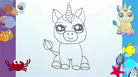 Как нарисовать МИЛЫЙ просто Рисунки для начинающих Единорог Youtube