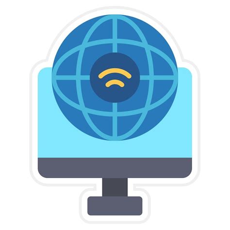Premium Vector Internet Icon