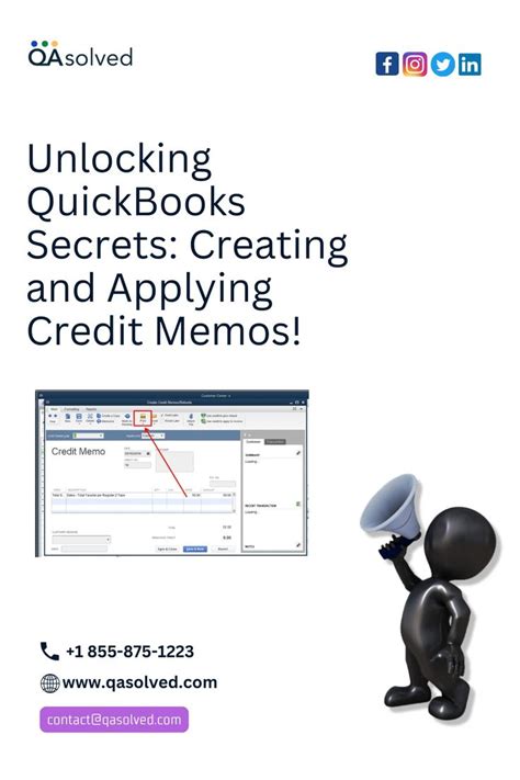 Creating And Applying Credit Memos Quickbooks How To Apply Memo