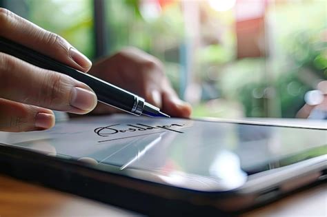 Mobile Esignature And Digital Contract Signing On Device Premium Ai
