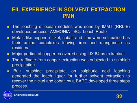 Ppt Solvent Extraction Application In Non Ferrous Metals Recovery Powerpoint Presentation Id