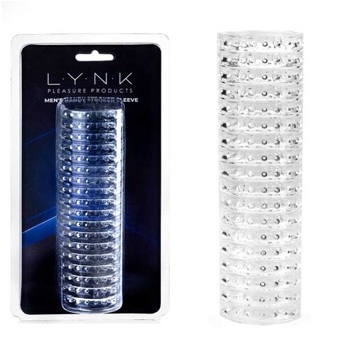 Mens Handy Stroker Sleeve By Lynk Pleasure Clear Male Masturbator