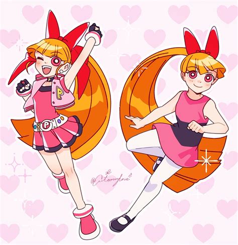 Blossom Akazutsumi Momoko And Hyper Blossom Powerpuff Girls And 1