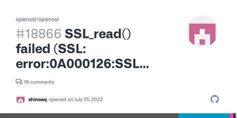 SSL Read Failed SSL Error A SSL Routines Unexpected Eof While Reading Issue