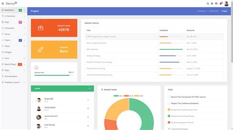 Kenny Dashboard Admin Site Responsive Template Dashboard Web Application Admin Template