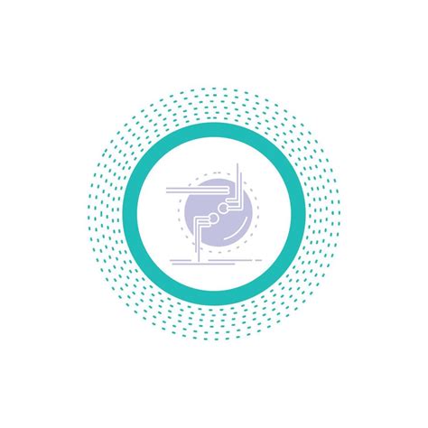 Chain Connect Connection Link Wire Glyph Icon Vector Isolated