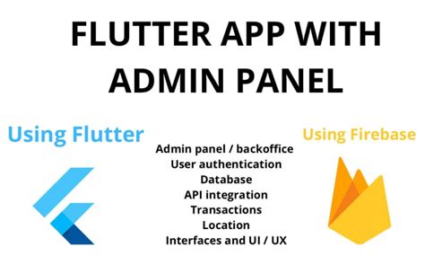 Make An App With Admin Panel Or Backoffice By Byhugo8 Fiverr