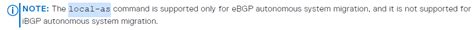 ibgp local as sessions if supported on dell os10 vyos · issue 368