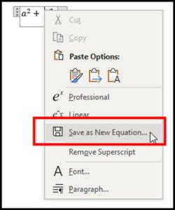 How To Insert Equations In MS Word Easy Quick Guide