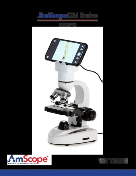 Amscope Mu1000 Ck 10mp Usb20 Microscope Digital Camera Instruction Manual