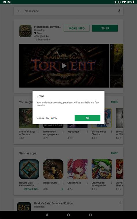 Google Play Store Can T Install Apps After Factory Reset Android Enthusiasts Stack Exchange