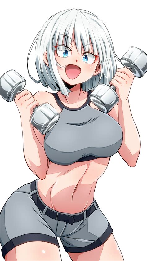 Gina Boyd Dumbbell Nan Kilo Moteru Drawn By Aono Danbooru