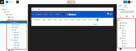 Secondary Menu Kedai