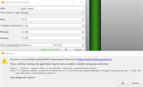 Plot Distribution Bug Report Bug Report Netl Flow Science Software